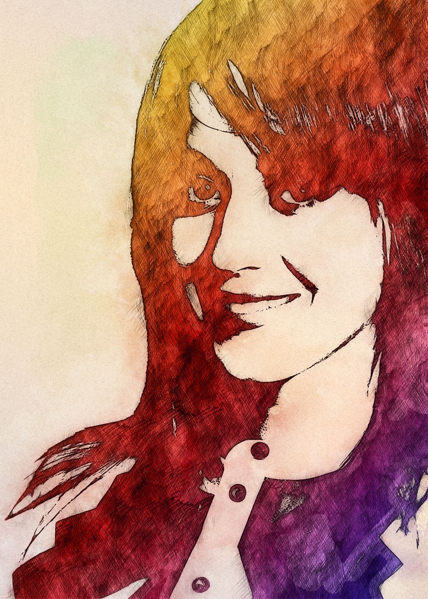 'Katy Perry' Poster, picture, metal print, paint by AST Blunt | Displate