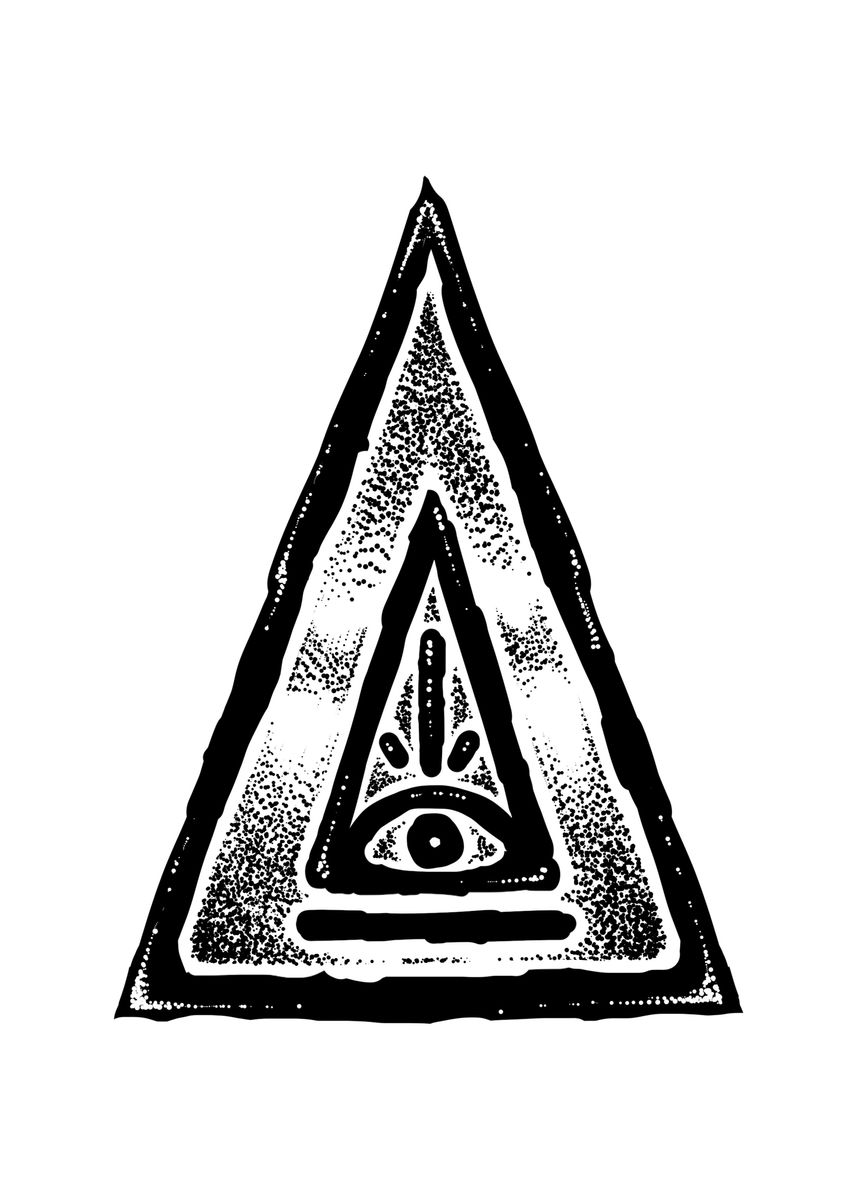 'Eye Symbol Tattoo 18' Poster, picture, metal print, paint by design by ...