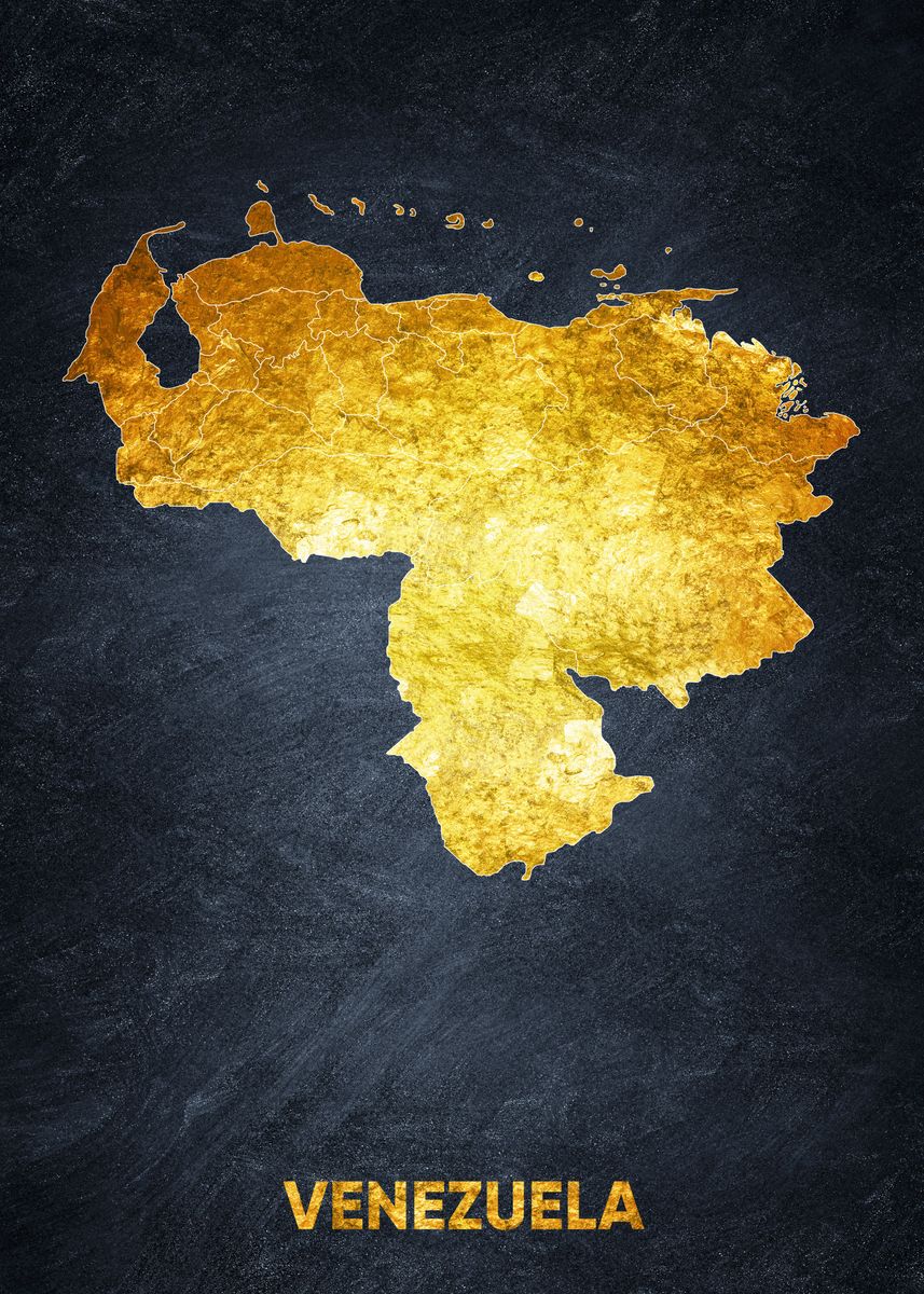 'Venezuela Caracas' Poster by SplashDesign | Displate