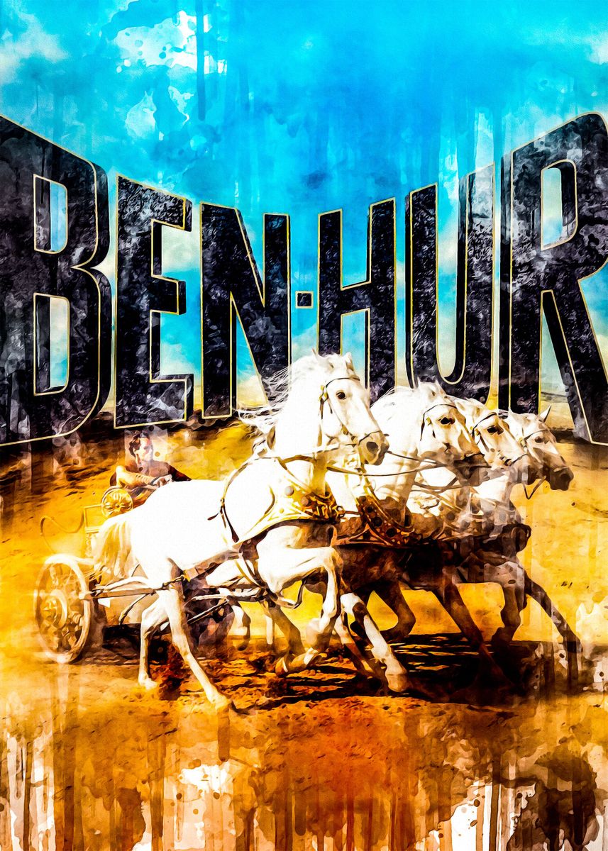 'Ben Hur 1' Poster, picture, metal print, paint by Jeffery Anabelle ...