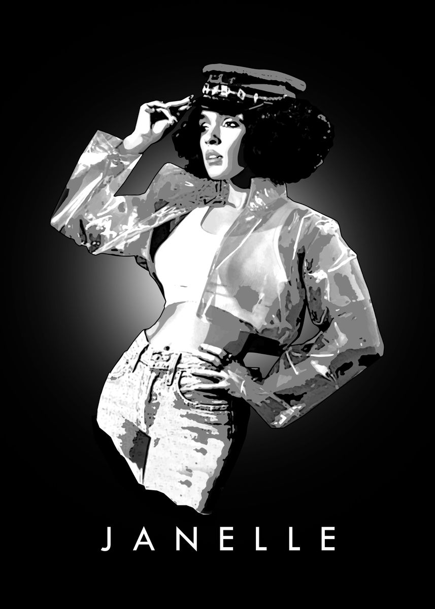 'Janelle Monae' Poster by Bo Kev | Displate