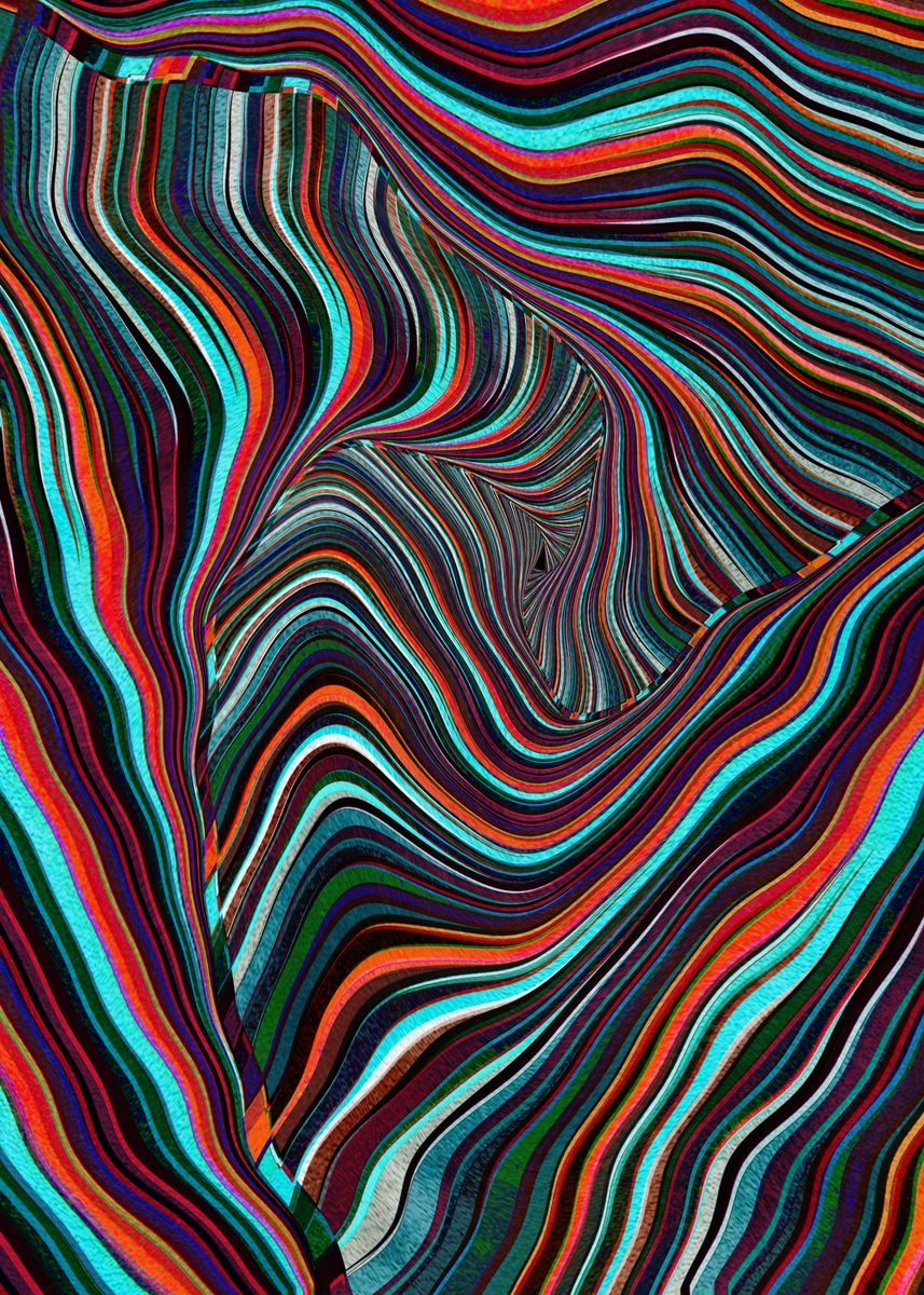 'Energy Pull' Poster by Athar Art House | Displate