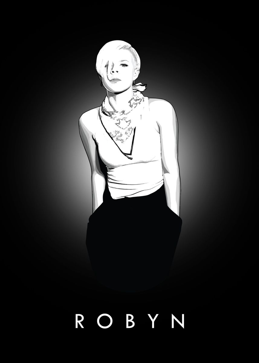 'Robyn' Poster, picture, metal print, paint by Bo Kev | Displate