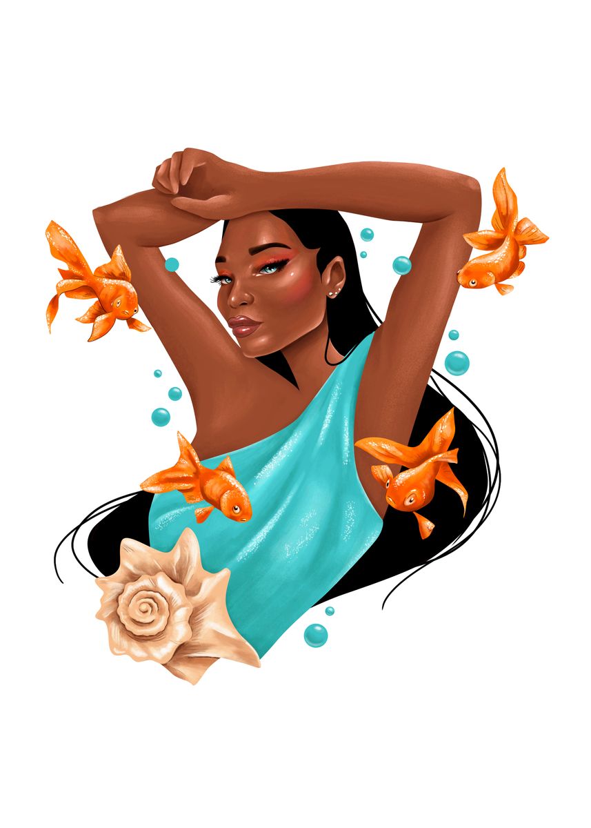 'Dive into yourself' Poster by Marco Vieira | Displate