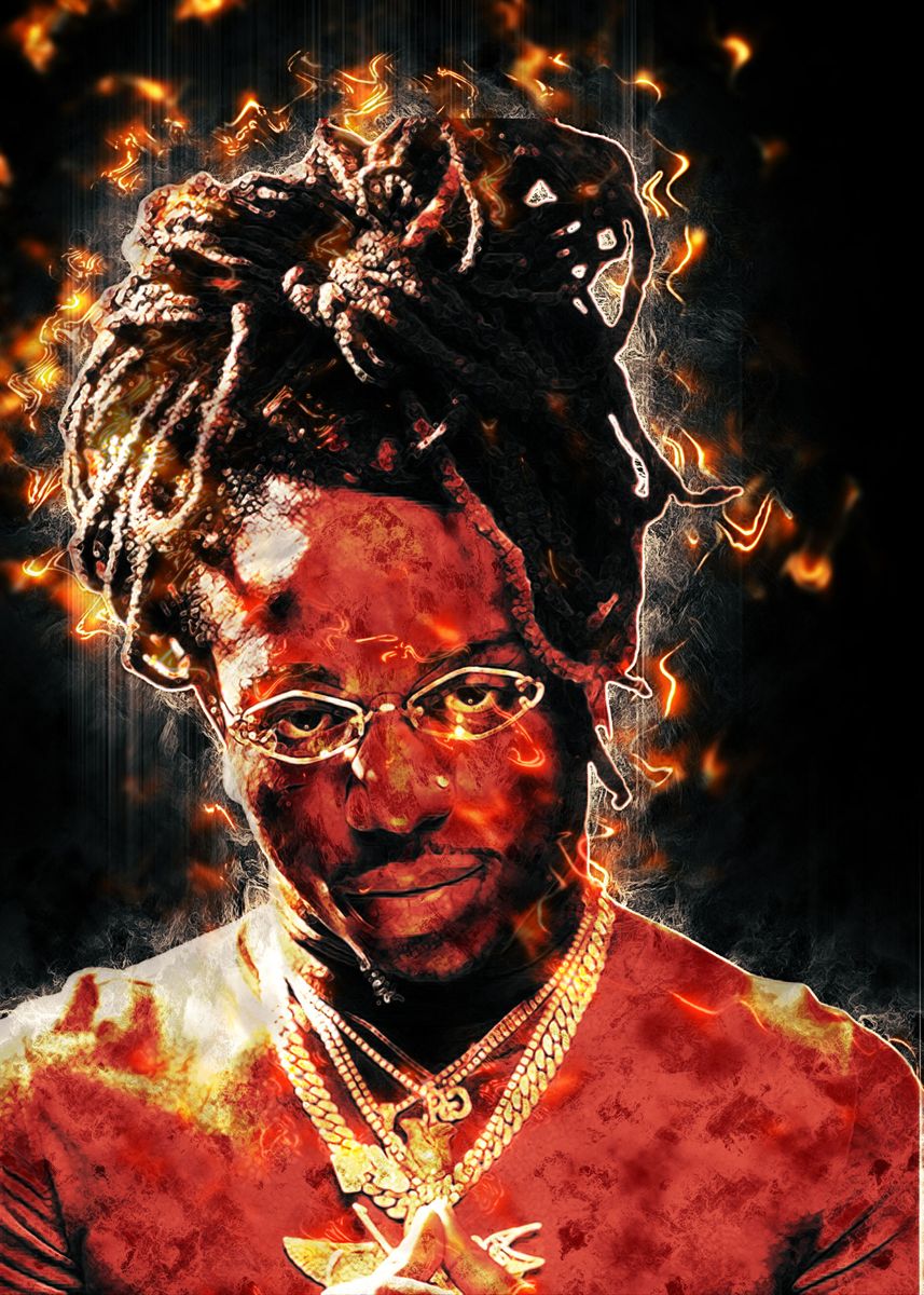 'Jacquees' Poster, picture, metal print, paint by Pierre Yeldell | Displate