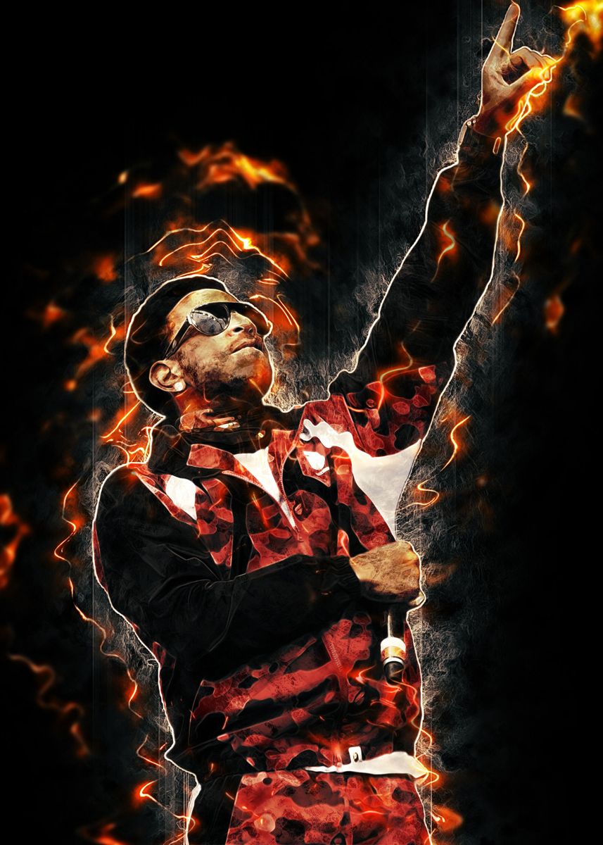 'Ludacris' Poster, picture, metal print, paint by Hipolito Wendorf ...