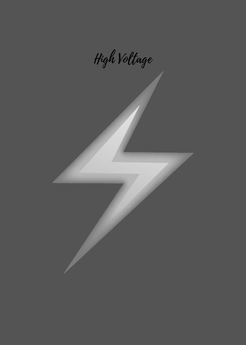 'High Voltage' Poster, picture, metal print, paint by BLVCK BLEACH ...