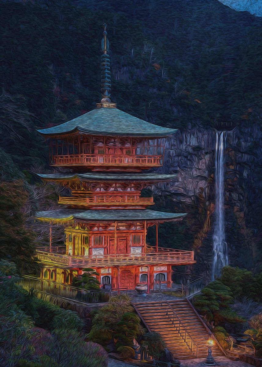 'Temze' Poster, picture, metal print, paint by Nine Arts | Displate