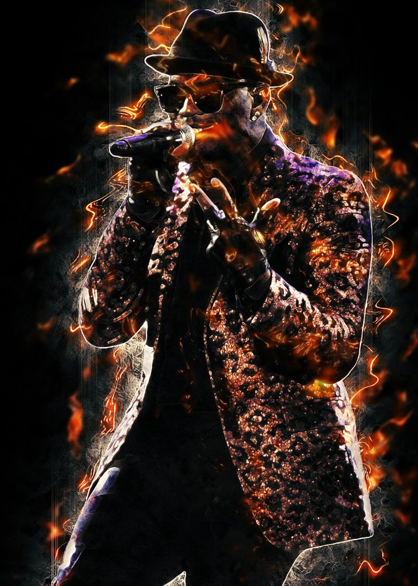 'NeYo' Poster, picture, metal print, paint by Hipolito Wendorf | Displate