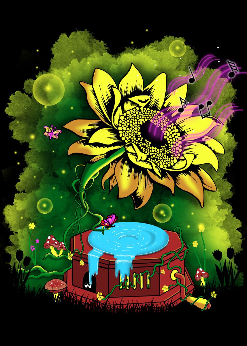 'Nature Symphony' Poster, picture, metal print, paint by ...