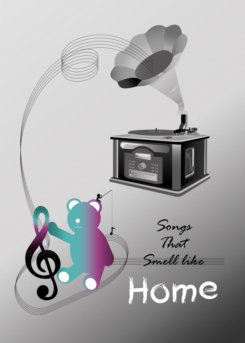 'Smell like home' Poster by Greye | Displate