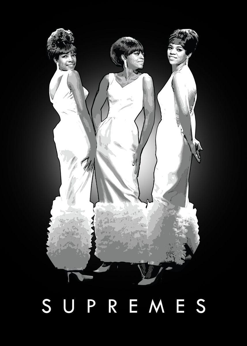 'The Supremes' Poster, picture, metal print, paint by Bo Kev | Displate