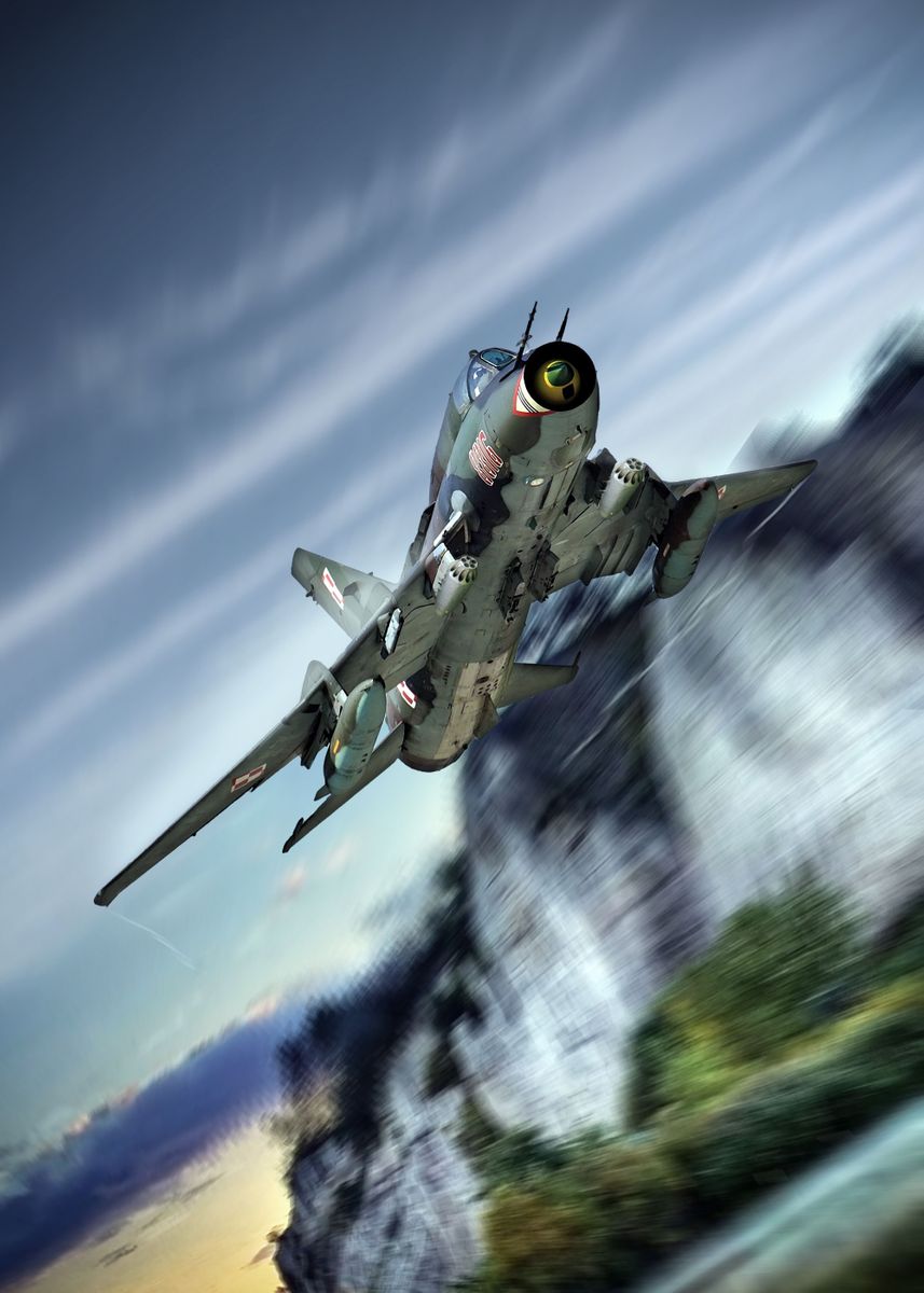 'SU17 Fitter' Poster, picture, metal print, paint by Airpower Art ...