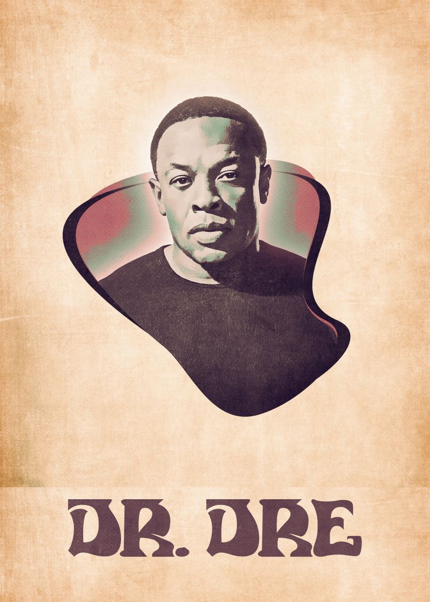 'Dr Dre' Poster, picture, metal print, paint by Anxhela Sufa | Displate