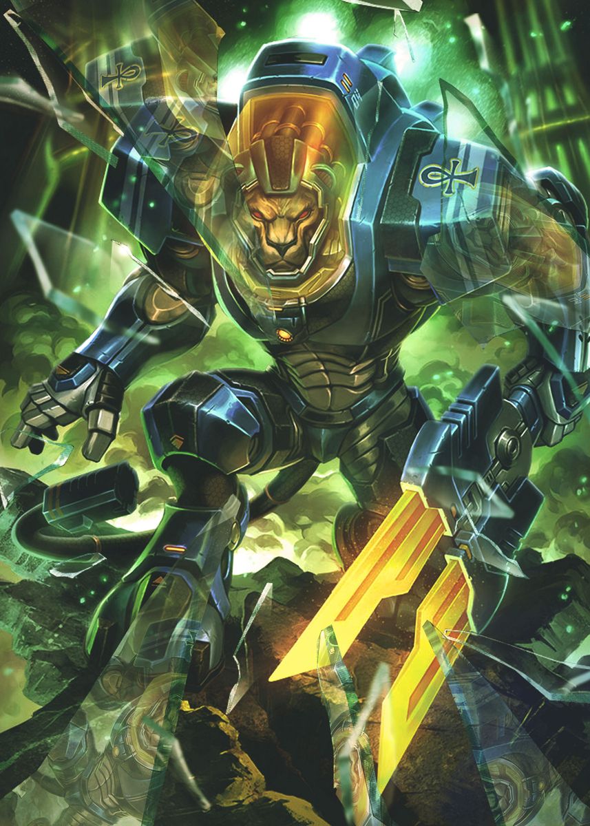 'Anhur Star Slayer' Poster, picture, metal print, paint by Lucas James ...