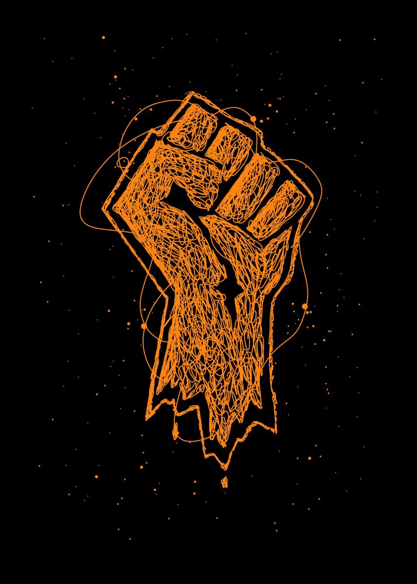 'ANGERFIST DANNY MASSELING' Poster, picture, metal print, paint by ...