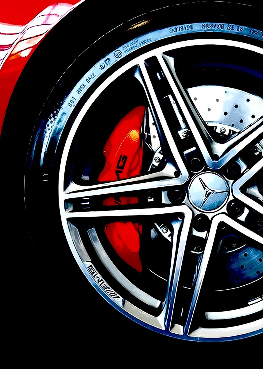 'cars rim' Poster, picture, metal print, paint by ReCreArtion | Displate