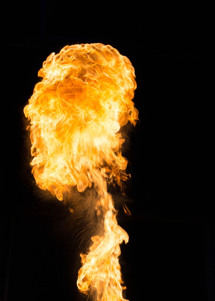 'Fireball' Poster, picture, metal print, paint by Ruud Andriessen ...