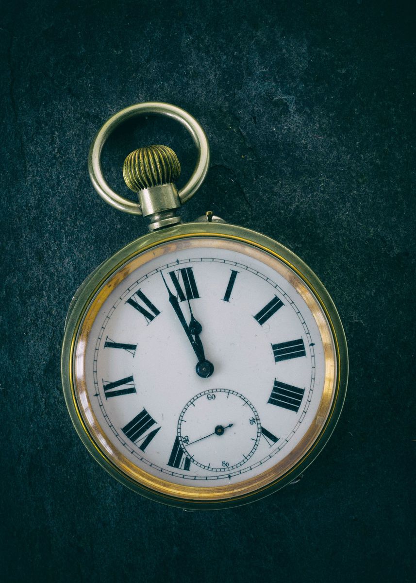 'Antique pocket watch' Poster, picture, metal print, paint by Derek ...