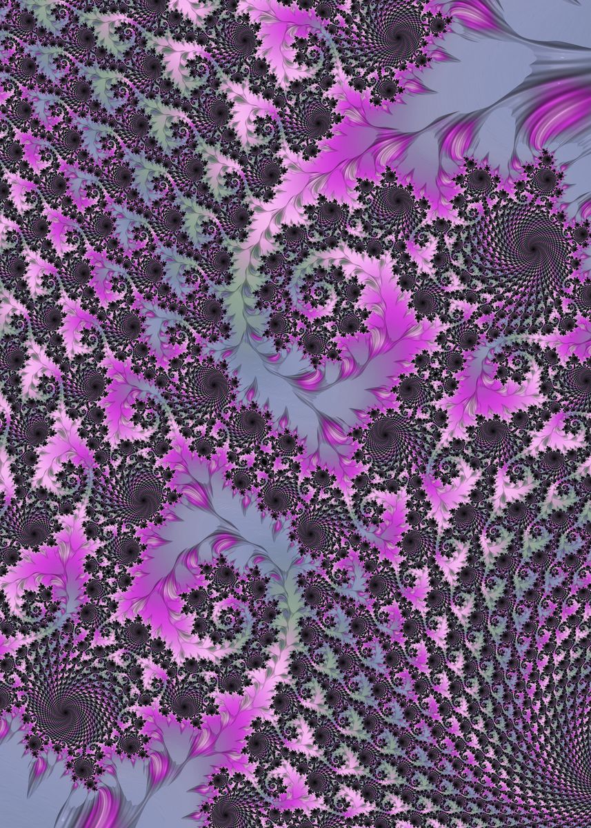 'Funky Fractal' Poster, picture, metal print, paint by Kaleiope Studio ...