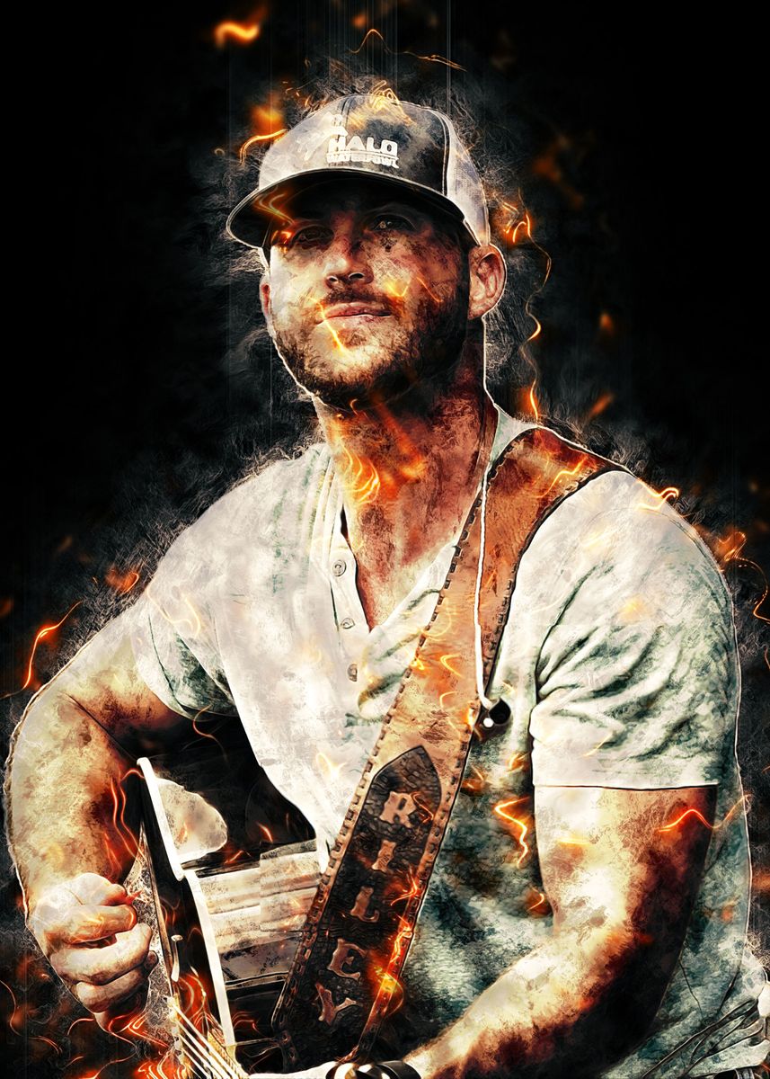 'Riley Green' Poster, picture, metal print, paint by Pierre Yeldell ...