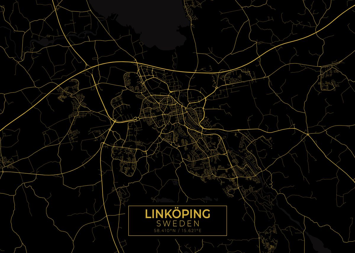'Linkoping Sweden' Poster by Conceptual Photography | Displate