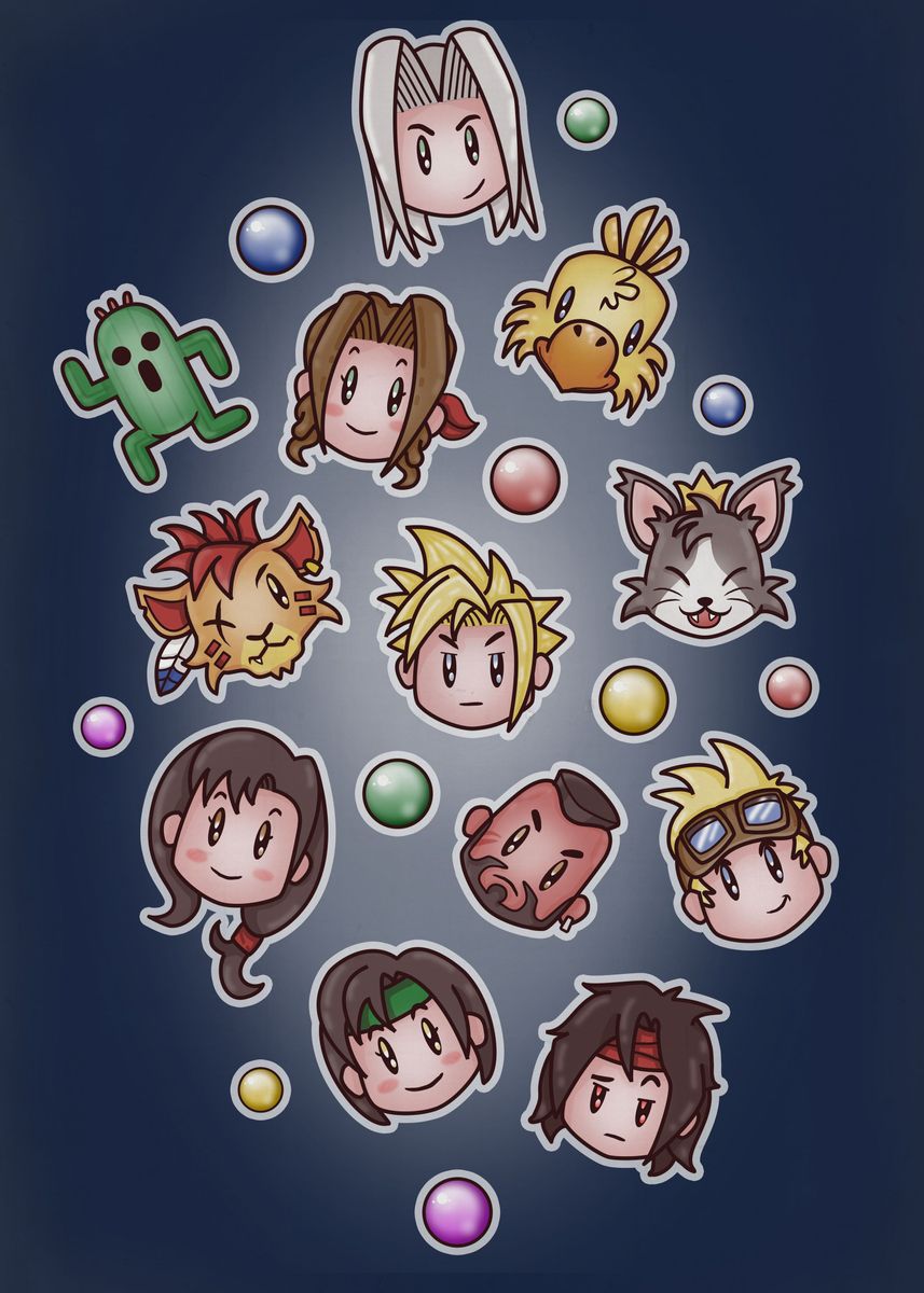 'KAWAII FANTASY' Poster, picture, metal print, paint by Skullpy | Displate