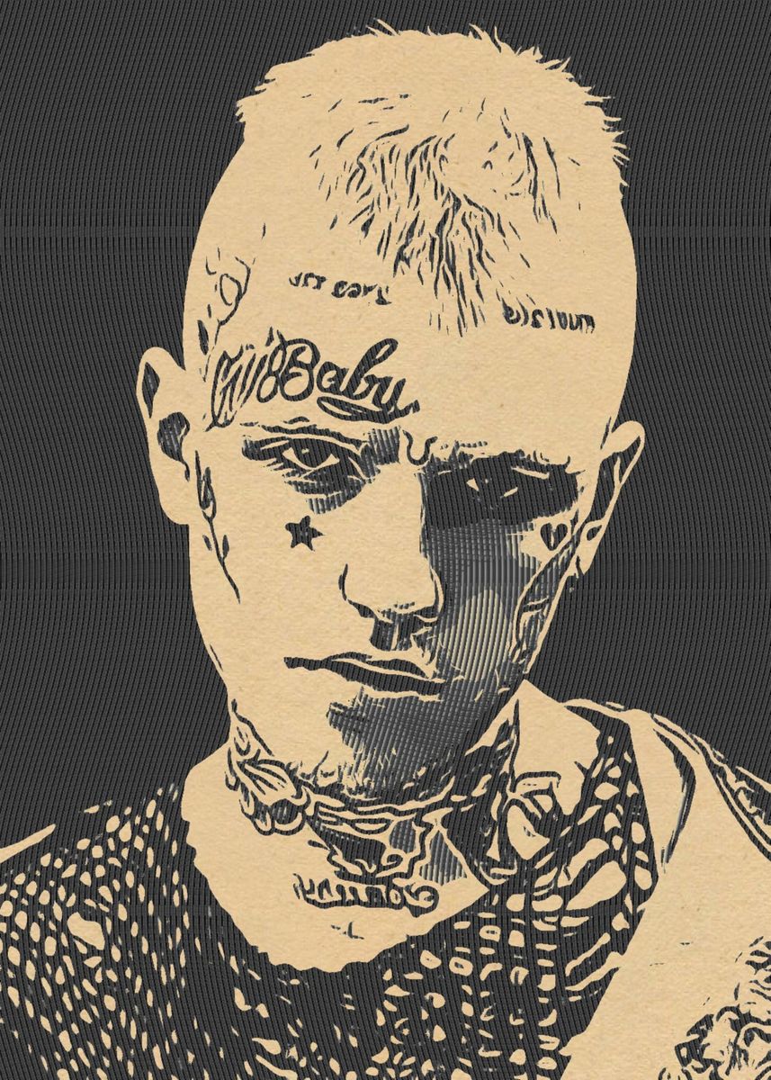 'Lik Peep I' Poster, picture, metal print, paint by The Miracle | Displate