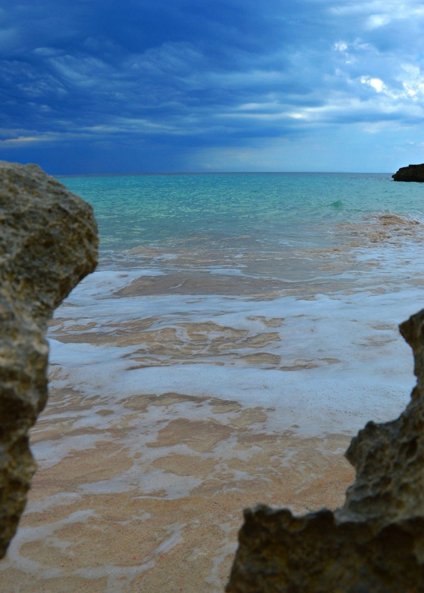 'Rocky Beach' Poster, picture, metal print, paint by GregPics | Displate
