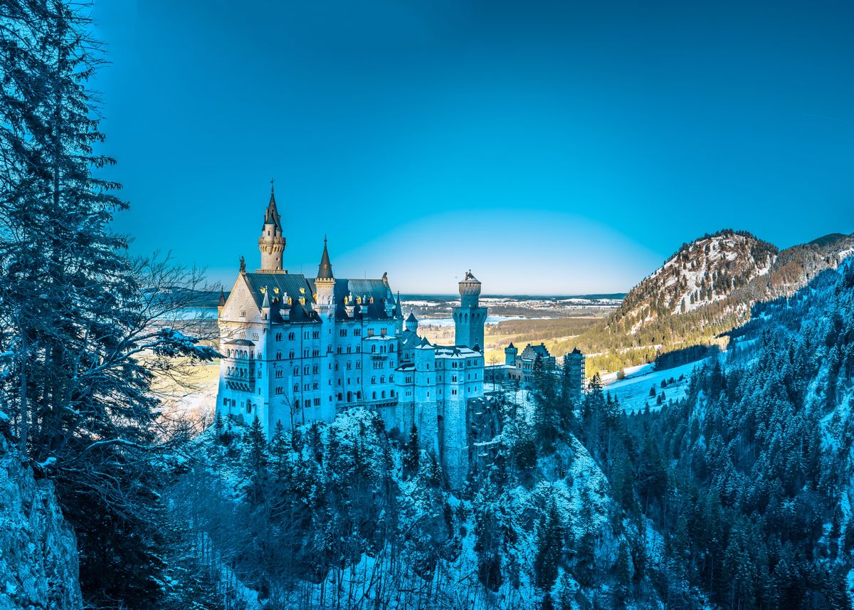 'Neuschwanstein Castle ' Poster by Max Ronn | Displate