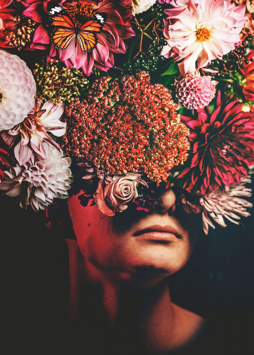 'Effloresce' Poster, picture, metal print, paint by seam less | Displate