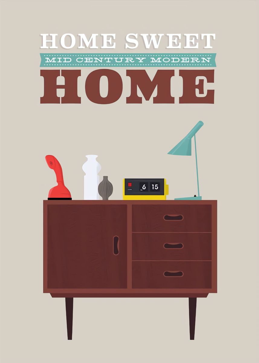 'home decor scandinavian' Poster by story studio | Displate