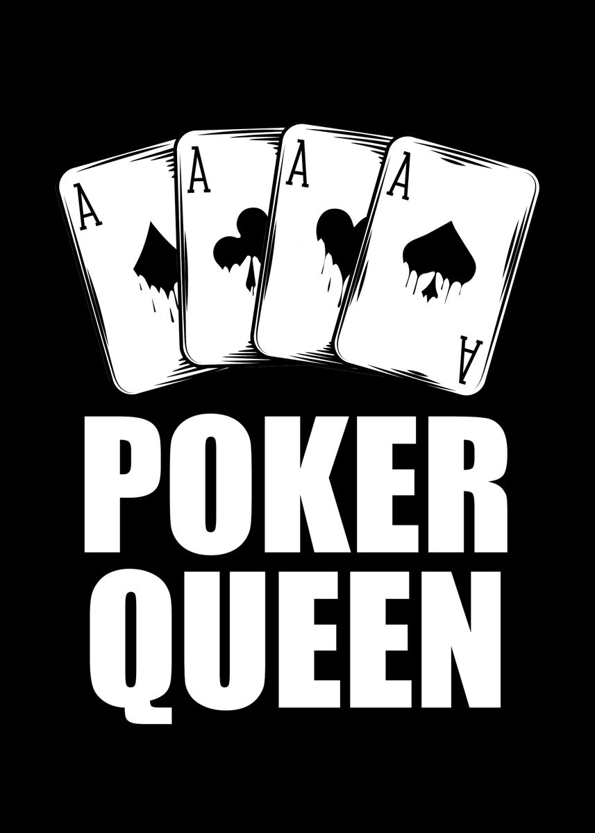 'Poker Queen' Poster by bananadesign | Displate