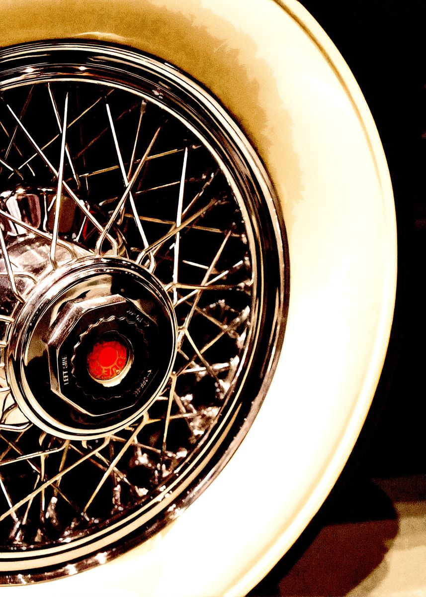 'retro rims' Poster, picture, metal print, paint by ReCreArtion | Displate