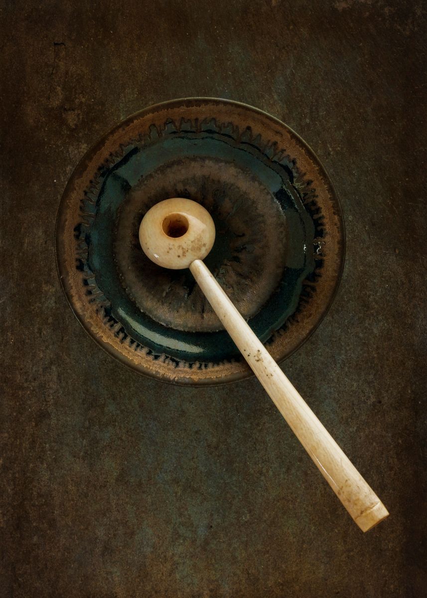 'oriental ivory pipe' Poster by Derek Adams | Displate