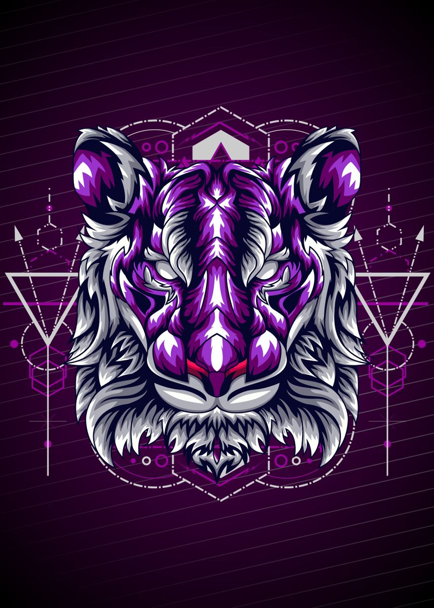 'DARK TIGER' Poster, picture, metal print, paint by arif purnomo | Displate