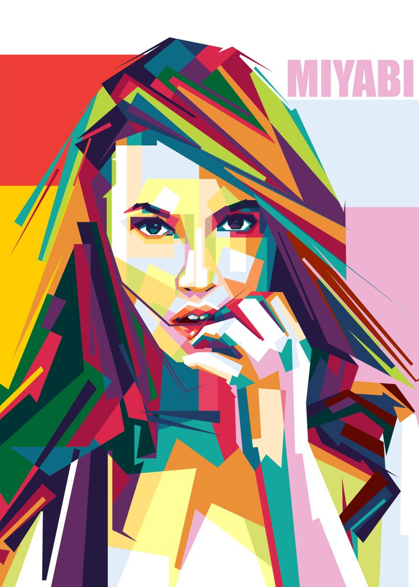 'miyabi' Poster by Fill Artwork | Displate