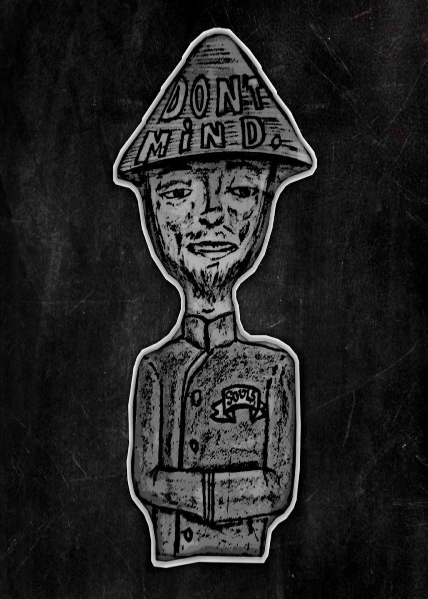 'No mind ' Poster, picture, metal print, paint by Skyllyk Skater | Displate