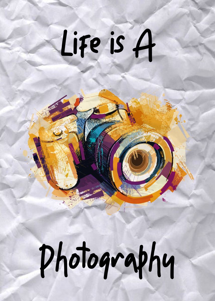 'camera lens' Poster, picture, metal print, paint by Muhammad Anas ...