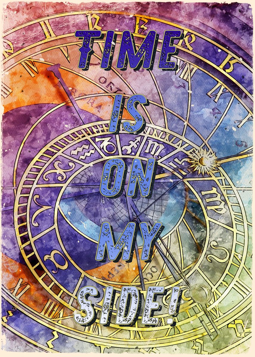 'Time is on my Side VIRUS' Poster, picture, metal print, paint by Ralph ...