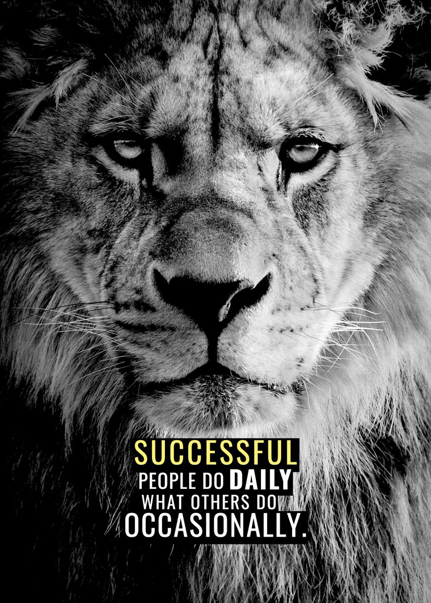 'Successful People' Poster by Millionaire Quotes | Displate
