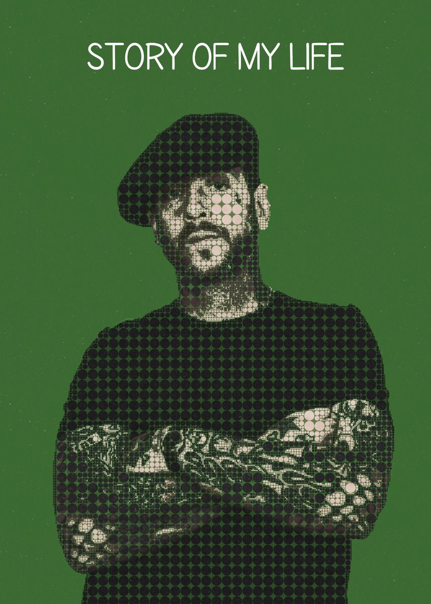 'Story of My Life ' Poster, picture, metal print, paint by The Poster ...