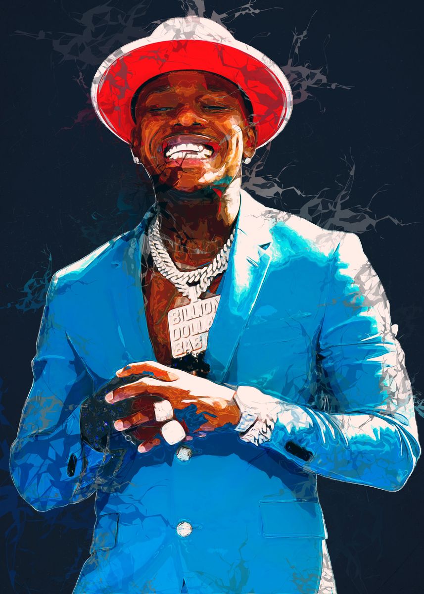 'DaBaby' Poster, picture, metal print, paint by Pierre Yeldell | Displate