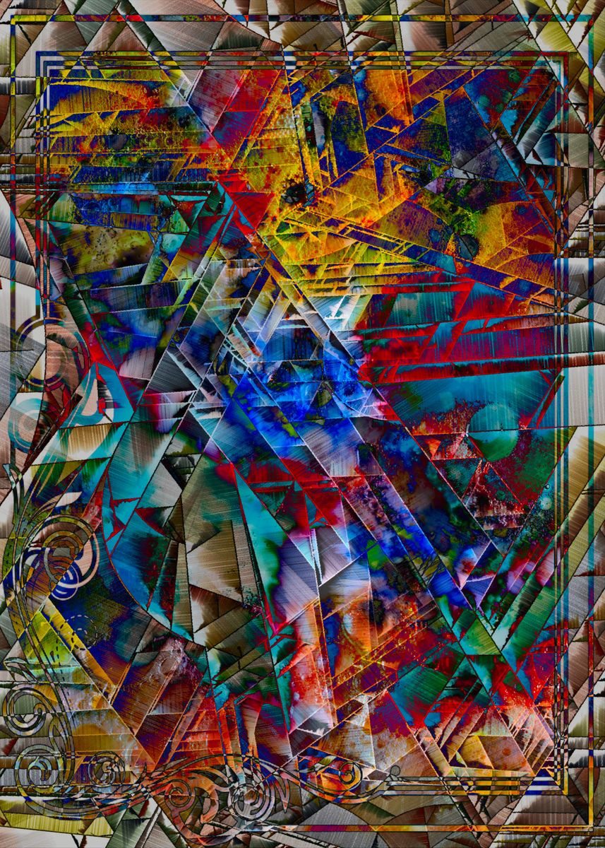 'Fields of colour' Poster, picture, metal print, paint by Colin Walker ...