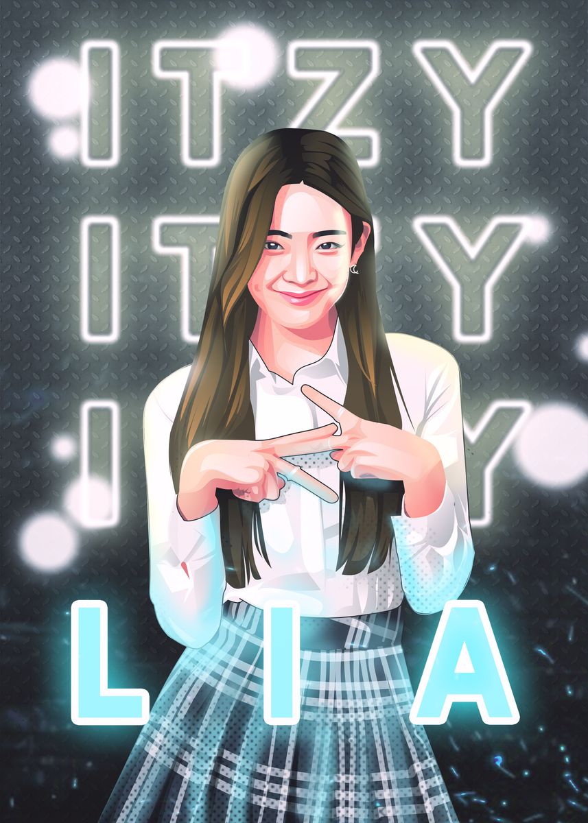 'Lia Itzy Vector ' Poster by Bagus Satria | Displate