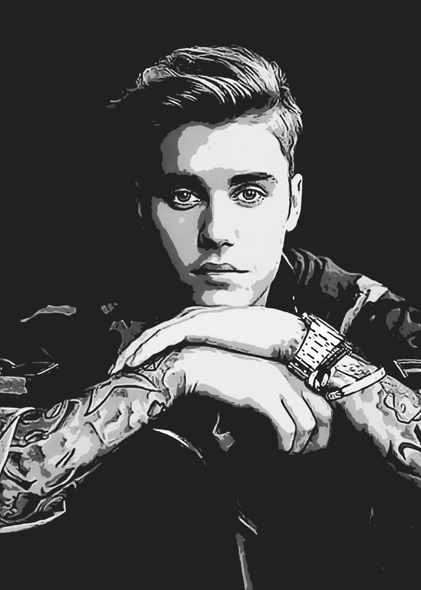 'justin bieber' Poster by Thogi Gio | Displate