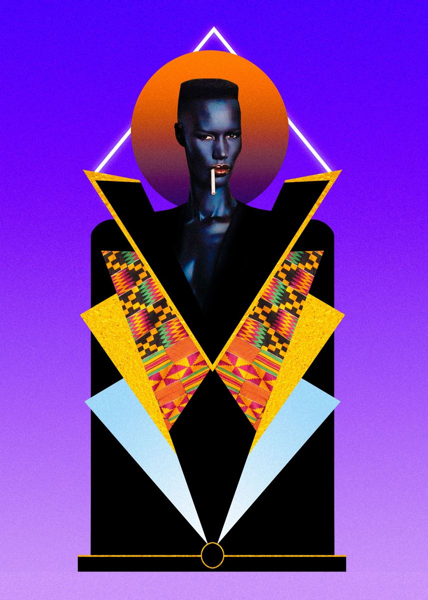 'Grace Jones' Poster, picture, metal print, paint by IGFama | Displate