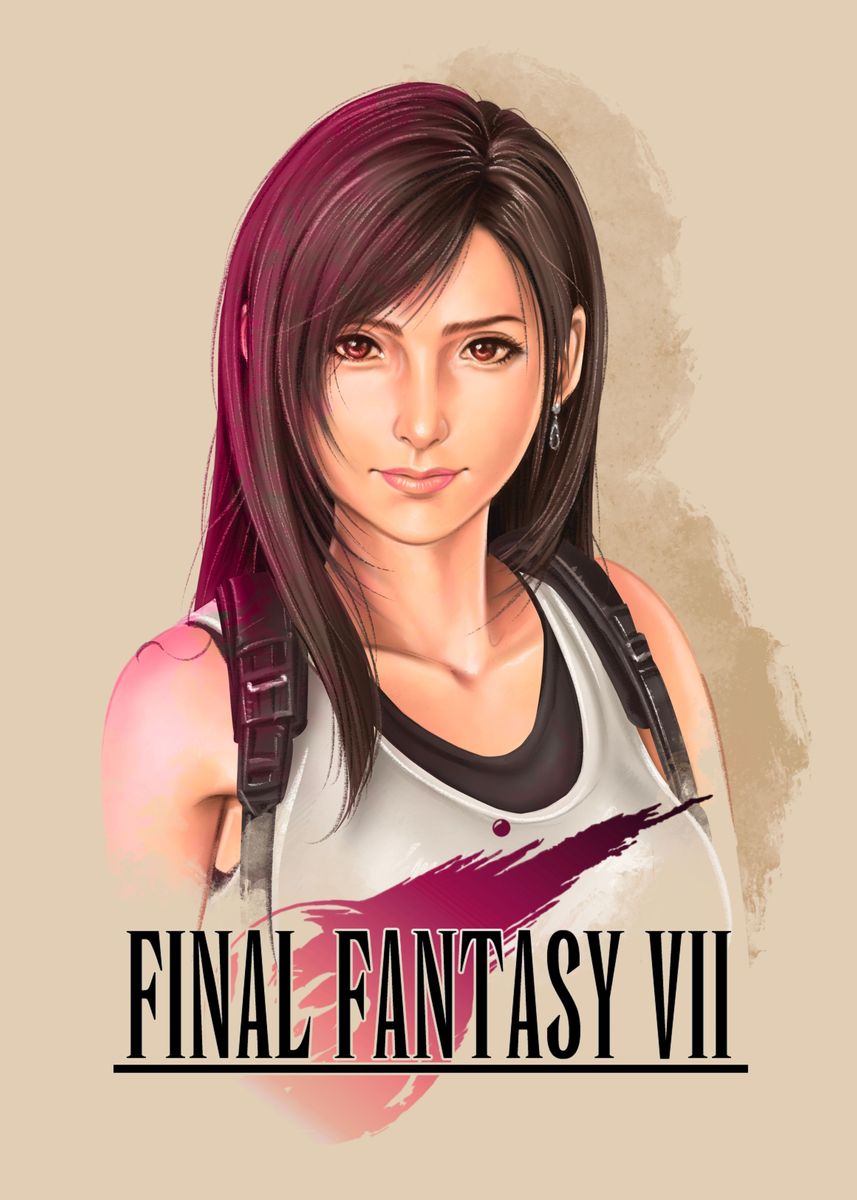 'TIFA FFVII' Poster, picture, metal print, paint by ArBatzman Art ...