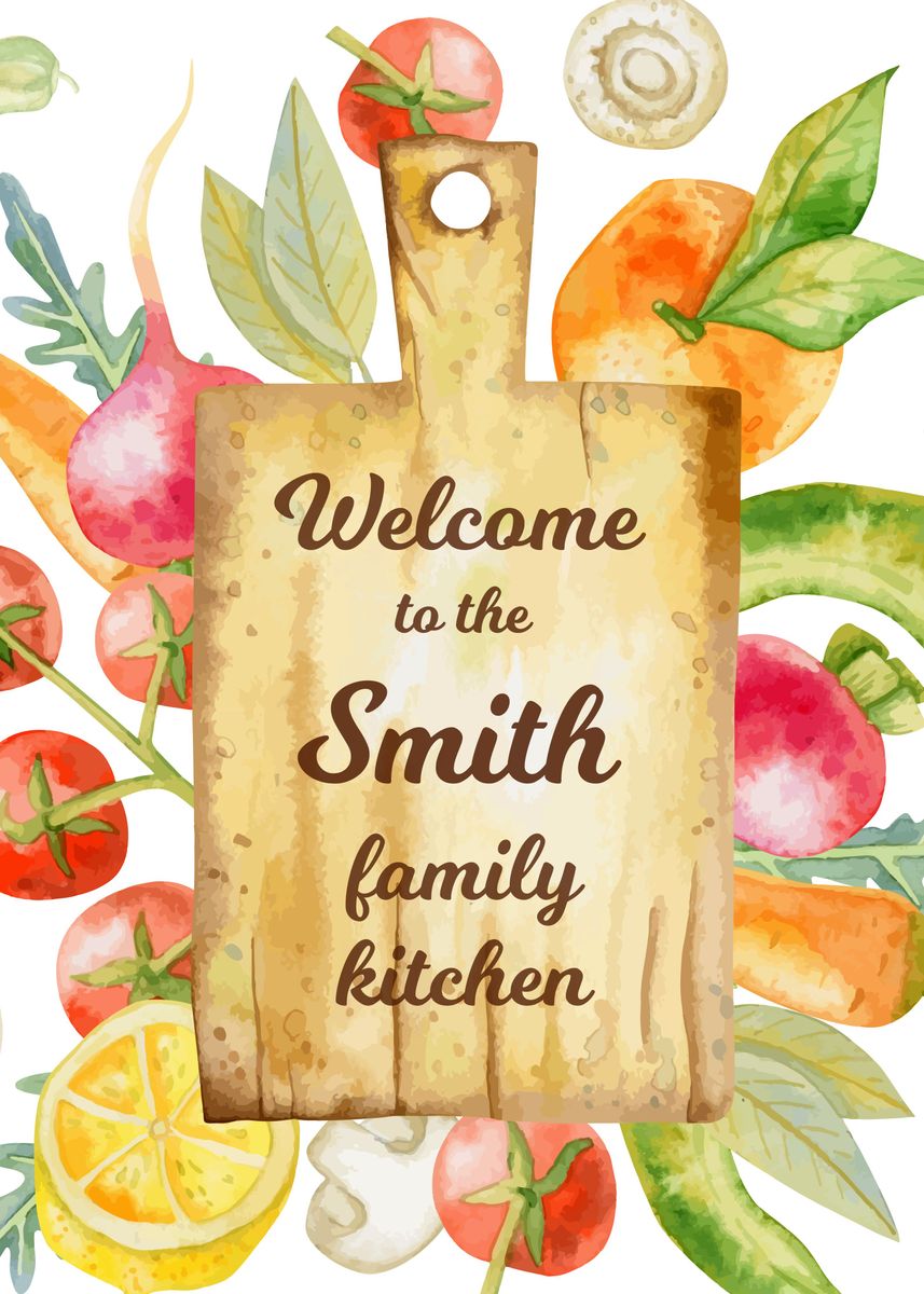 'Smith Family Kitchen' Poster, picture, metal print, paint by Go Fonix ...