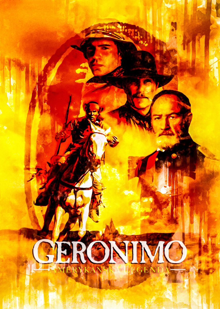 'Geronimo An American Legen' Poster by Kaye Luca | Displate